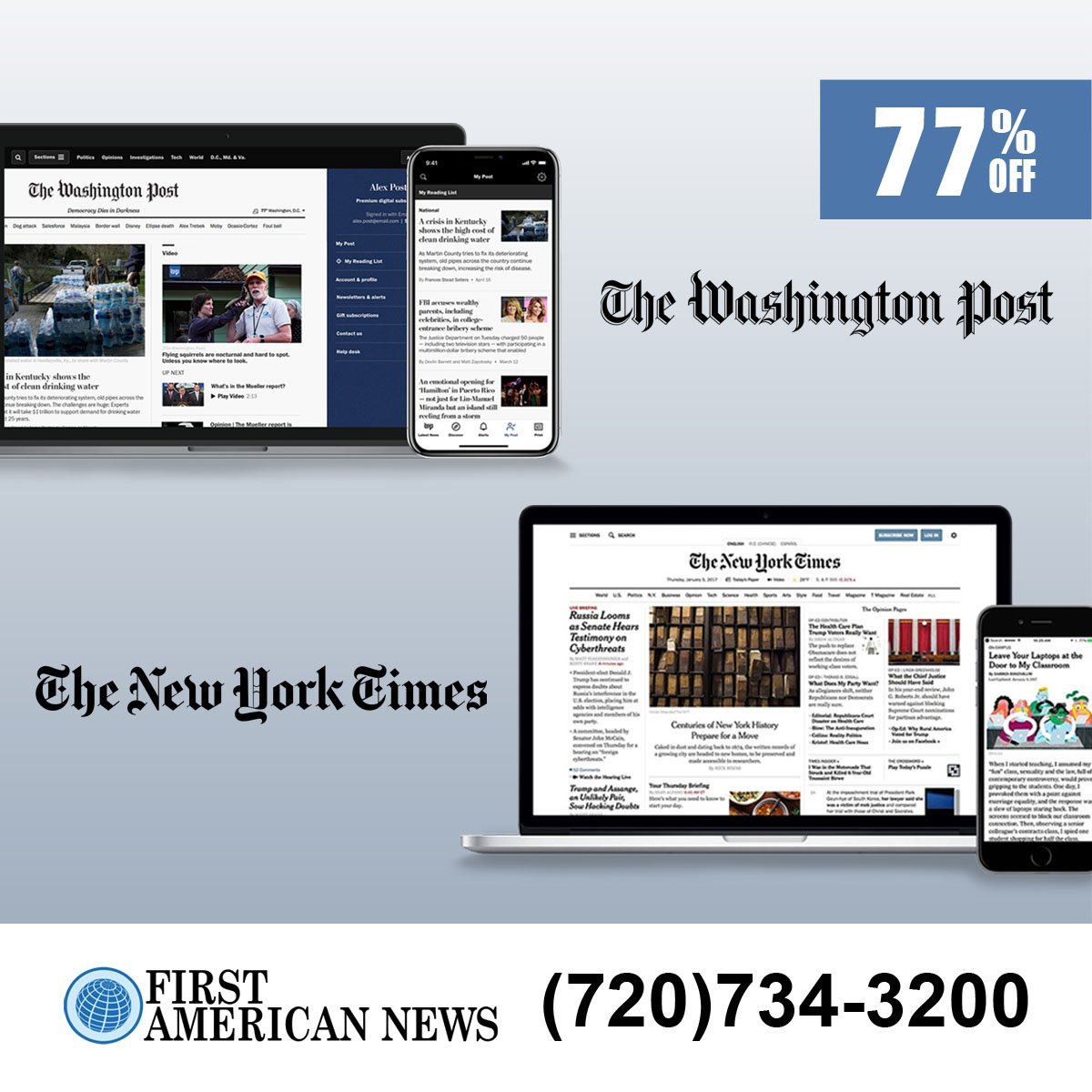 First American News WSJ Print And Digital Save Up To 80 Off